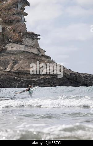 Moyà Beach moment between hike at Dziani lake, surfing at Moyà beach 2 ...