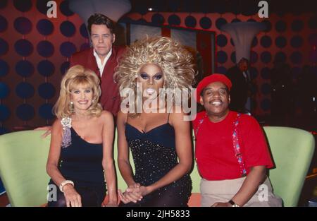 RuPaul and Fred "Rerun" Berry at taping of VH1's "The RuPaul Show" at ...