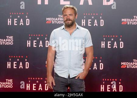 Moe Dunford attends 'The Head' photocall at Adisar Studios in Madrid ...