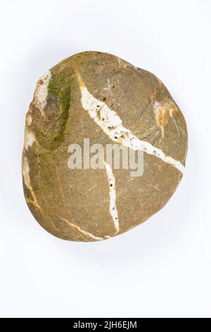Boulder, stone, cropped, white background, studio shot Stock Photo - Alamy