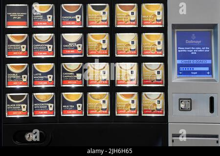 Drinks machine Dallmayr coffee Stock Photo - Alamy