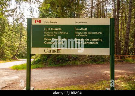 Welcome to Prior Centennial Campground, North Pender Island, British ...