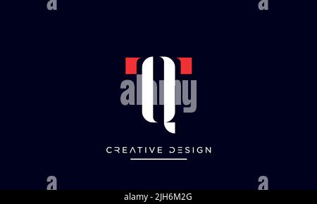 QT, TQ, T or Q Alphabet Letters Abstract Icon Logo Stock Vector Image ...