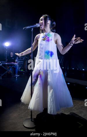Griff aka Sarah Faith Griffiths performs on stage at Shepherds Bush ...