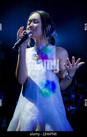 Griff aka Sarah Faith Griffiths performs on stage at Shepherds Bush ...
