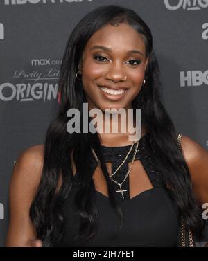 Destiny Anderson arrives at the exclusive screening of HBOMax's PRETTY ...