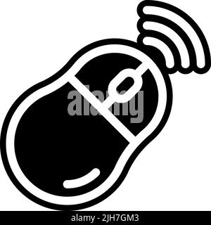 Mouse clicker vector icon isolated on transparent background, Mouse ...