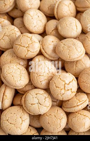 Turkish macaroon. Traditional Turkish cuisine delicacies. Crispy ...