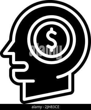 Goal mindset brain icon cartoon vector. Power rocket. Left process ...