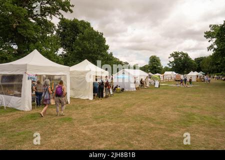 The Tree Fair held at Strumpshaw steam museum in Norfolk England UK ...