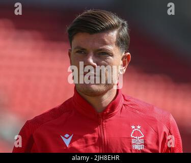 Giulian Biancone #2 of Nottingham Forest arrives before the Premier ...