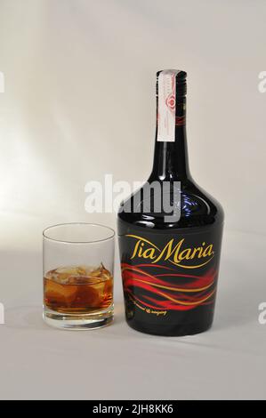 Bottle Of Tia Maria Liqueur Stock Photo - Alamy