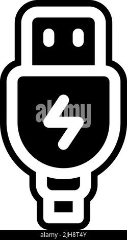 usb drive and link icon Stock Vector Image & Art - Alamy