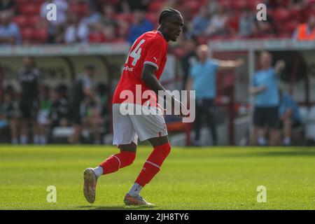 Devante Cole #44 of Barnsley during Barnsley’s Playoff-final training ...