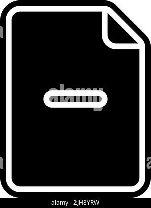 Broken Corrupted File Icon Outline Clip Art Stock Vector Image & Art ...