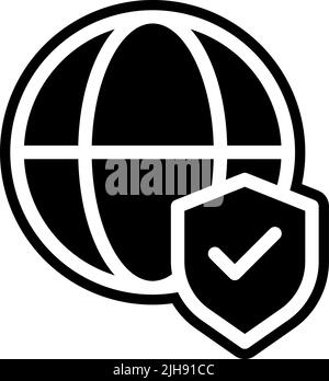 Binary code line icon. Ransomware threat sign. Continuous line with curl. Vector Stock Vector ...