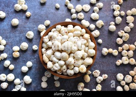 Fresh popped whole Fox nut Stock Photo - Alamy