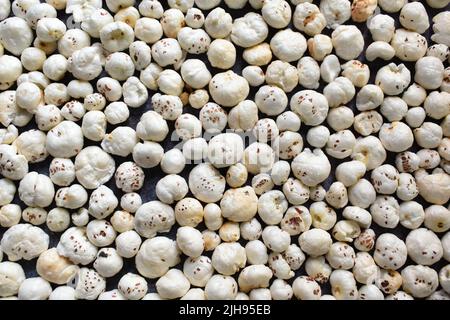 Fresh popped whole Fox nut Stock Photo - Alamy