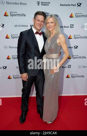 Matthias STEINER, former weightlifter, and +wife Inge STEINER ...