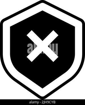 Basic ui shield Stock Vector Image & Art - Alamy