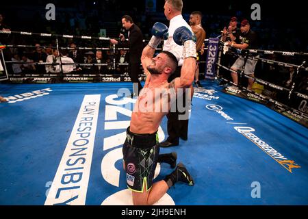 Boxing - Commonwealth Middleweight Championship - Mark Kaylor v Roy ...