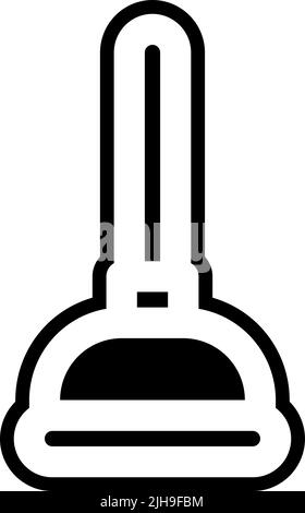 Wc sucker icon outline vector. Toilet restroom. People bathroom Stock ...