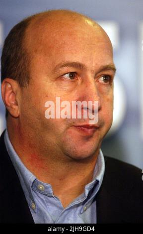 VALEMIR ZAJEC AT THE PRESS CONFERENCE TO ANNOUNCE HIS APPOINTMENTS. PIC ...