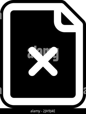 Remove document white flat icons on color rounded square backgrounds ...