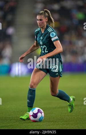 Germany's Jule Brand in action during the Women's Nations League soccer ...