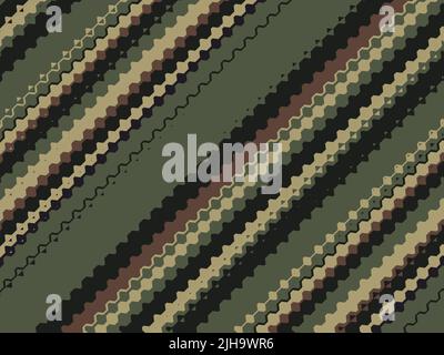 Abstract and contemporary digital art Mediterranean style pattern Stock ...