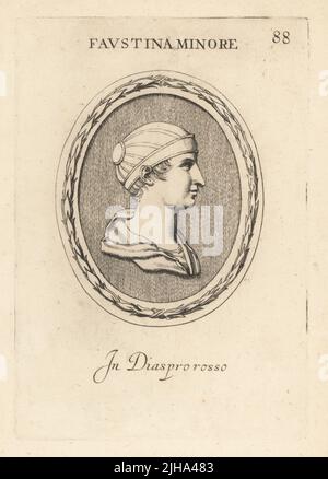 Annia Galeria Faustina, wife of Marcus Aurelius 16th century Medalist ...