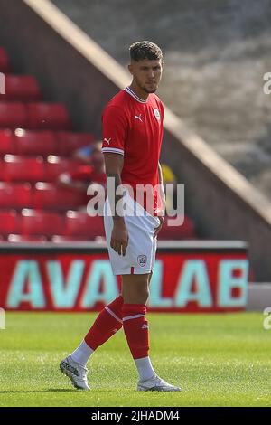 Matty Wolfe #33 of Barnsley during the Sky Bet League 1 match Barnsley ...