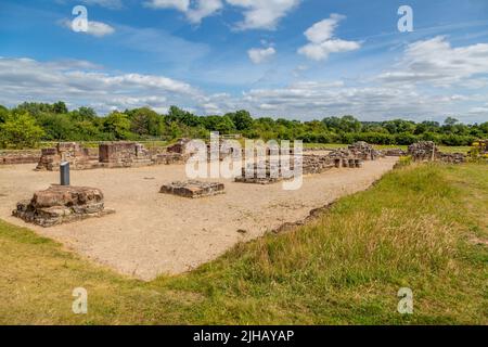 Ruins of 12 Century Bordesley Abbey in Redditch, Worcestershire ...