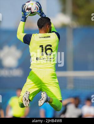 Dimitry Bertaud of Montpellier HSC during the friendly match between ...