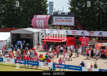 Craven Streat inside The Sewell Group Craven Park Stadium ahead of ...