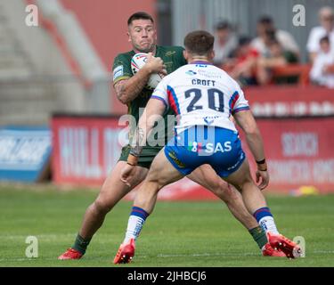 Jack Croft #20 of Wakefield Trinity during the game Stock Photo - Alamy