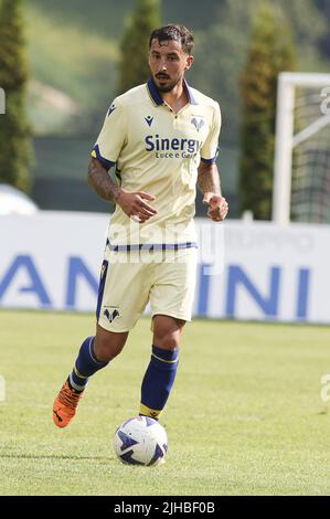July 16, 2022, Mezzano, Italy: Josh Doig of Hellas Verona FC play the ...