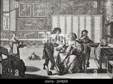 Bloodletting, 17th Century Stock Photo - Alamy