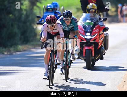 Rodez to Carcassonne, France. 17th July, 2022. during Tour De France ...