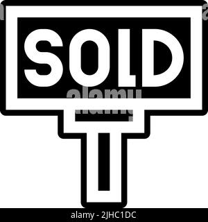 Auction gavel Sold cartoon icon Stock Vector Image & Art - Alamy