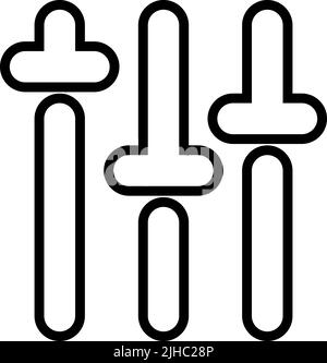 Apps sort icon Vector symbol or sign set collection in black and white ...