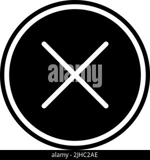 Basic ui cross Stock Vector Image & Art - Alamy