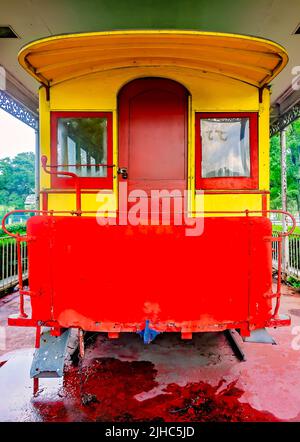Mobile’s last mule car, retired from the Toulminville to Lafayette ...