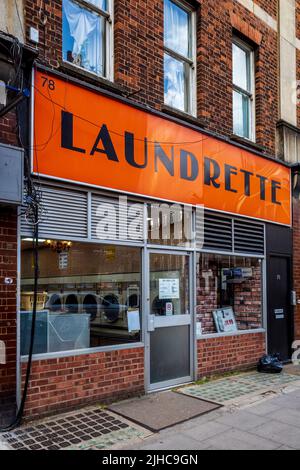 Laundrette Marchmont St Bloomsbury London - The Red & White Laundrette ...