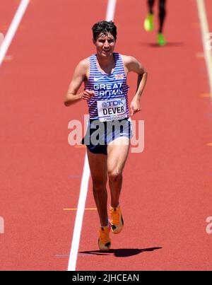 Great Britain's Patrick Dever in action during the Men's 10,000 Metres ...