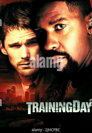 TRAINING DAY DENZEL WASHINGTON, ETHAN HAWKE Date: 2001 Stock Photo - Alamy
