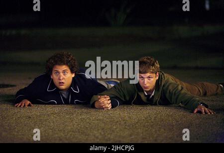 JONAH HILL, MICHAEL CERA, SUPERBAD, 2007 Stock Photo - Alamy
