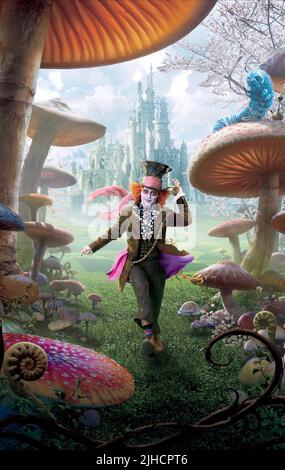 JOHNNY DEPP, ALICE IN WONDERLAND, 2010 Stock Photo - Alamy