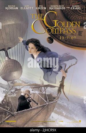 SAM ELLIOTT, EVA GREEN POSTER, THE GOLDEN COMPASS, 2007 Stock Photo - Alamy