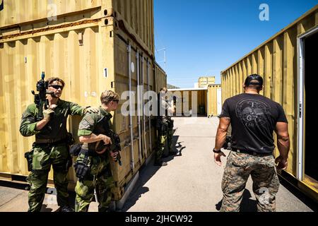 U.S. Marine Corps GySgt Eric Nelson, the supply chief of 4th Marine ...